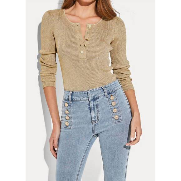 Generation Love | Sweaters | New Generation Love Metallic Sweater In ...